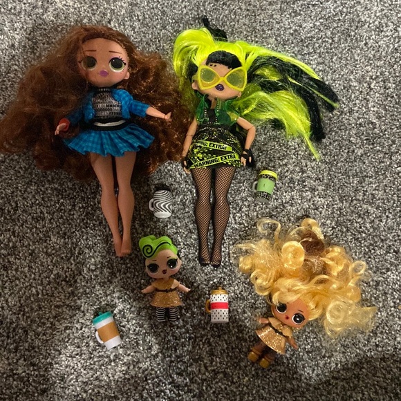 L.O.L. Surprise! | Toys | Lol Surprise Doll Lot 2 Big Sisters And 2 ...